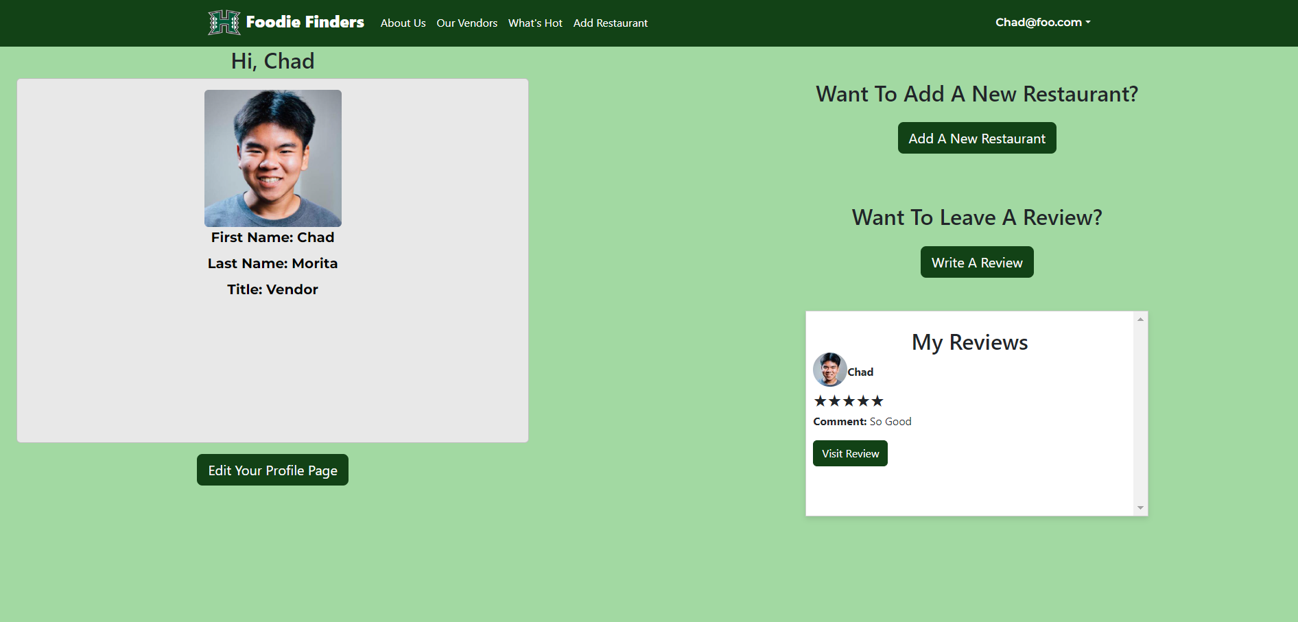 Foodie Finders | Ricki Ace Gaborno | Professional Portfolio